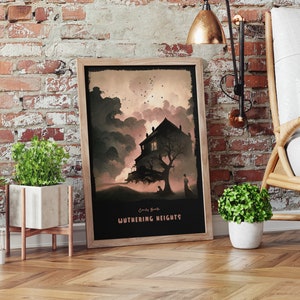 Wuthering Heights Book Cover Poster | Alternative Design of Emily ...