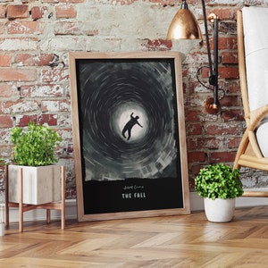 The Fall Book Cover | Poster Albert Camus Book | Literary Poster ...