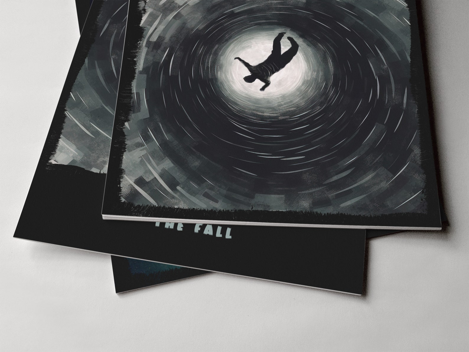 The Fall Book Cover | Poster Albert Camus Book | Literary Poster ...