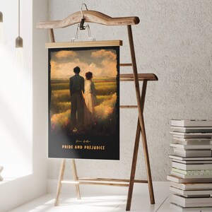Pride and Prejudice Book Cover Poster | Alternative Design of Jane ...
