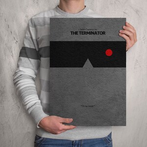 The Terminator Minimalist Alternative Movie Print & Poster - Etsy