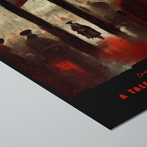 A Tale of Two Cities Book Cover Poster | Alternative Design of Charles ...