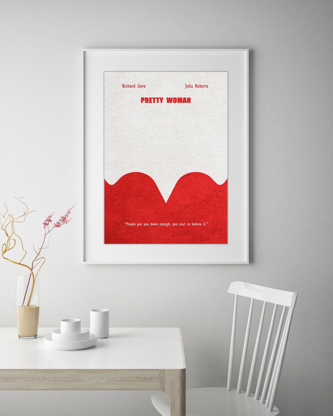 Pretty Woman Minimalist Alternative Movie Print & Poster - Etsy