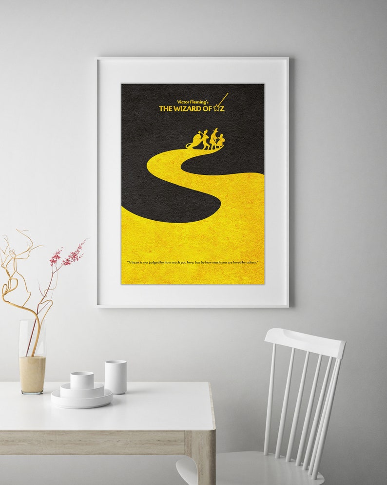 The Wizard of Oz Minimalist Alternative Movie Print & Poster - Etsy The Wizard of Oz Minimalist Alternative Movie Print & Poster - Etsy