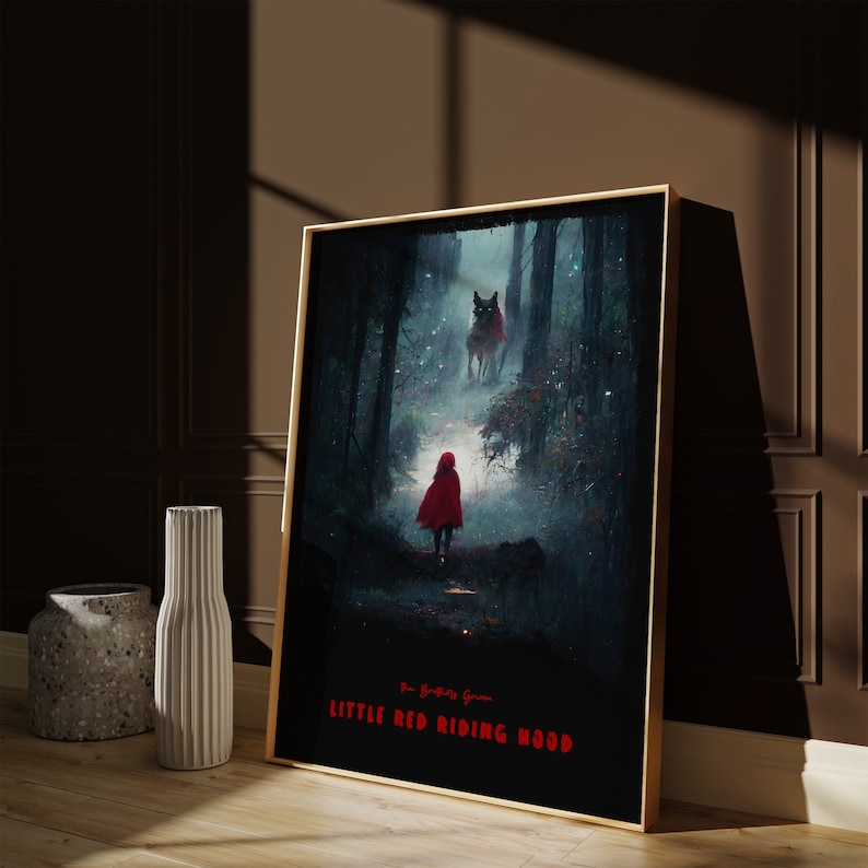 Little Red Riding Hood Book Cover Poster Alternative Design - Etsy