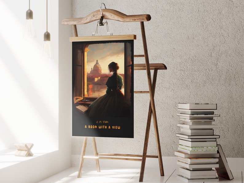 A Room With a View Book Cover Poster Contemporary Design of - Etsy