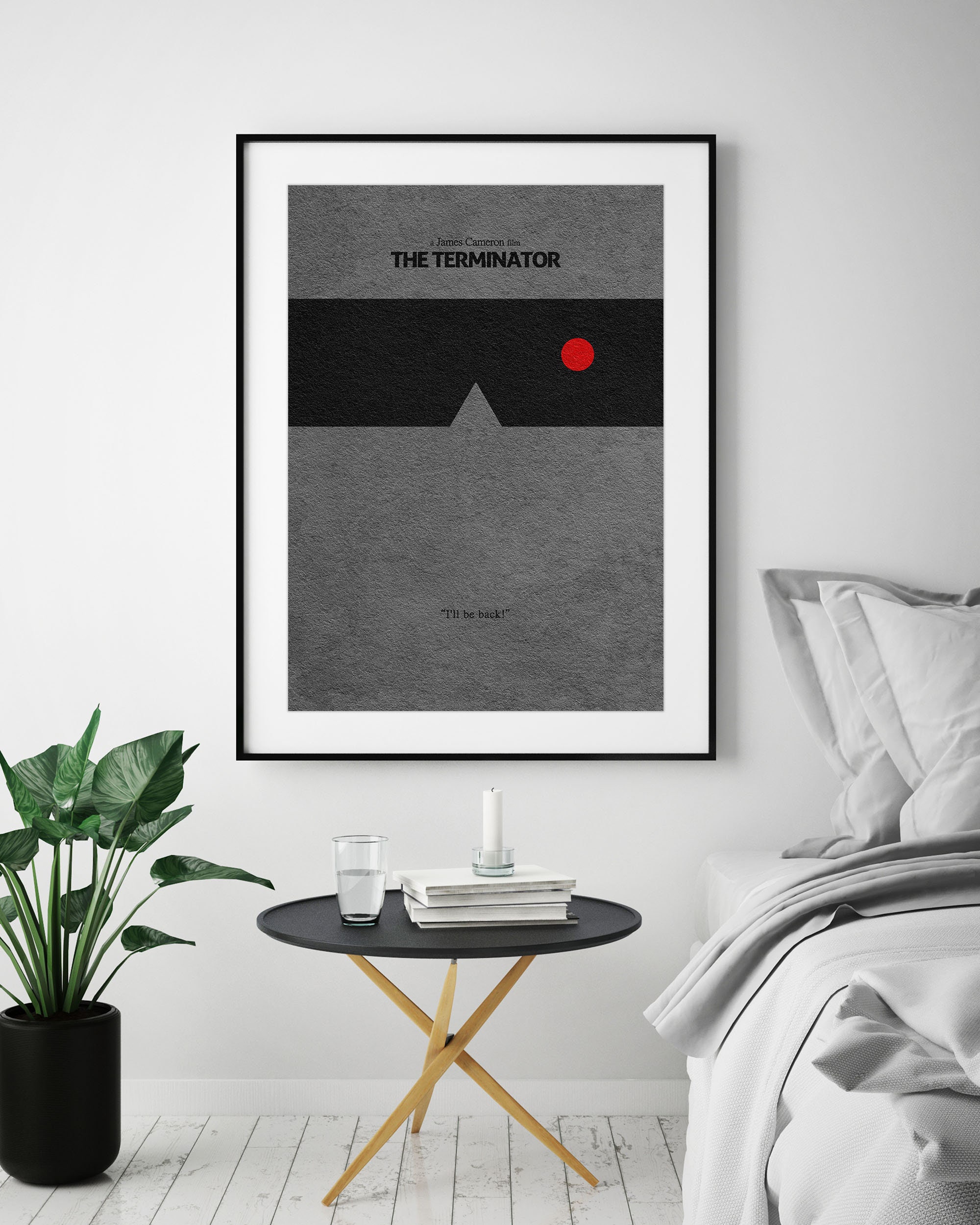 The Terminator Minimalist Alternative Movie Print & Poster | Etsy