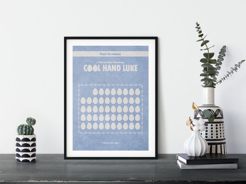 Cool Hand Luke Minimalist Alternative Movie Print & Poster - Etsy