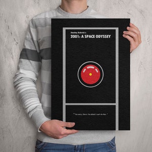 2001: A Space Odyssey Minimalist Alternative Movie Print & Poster - Etsy