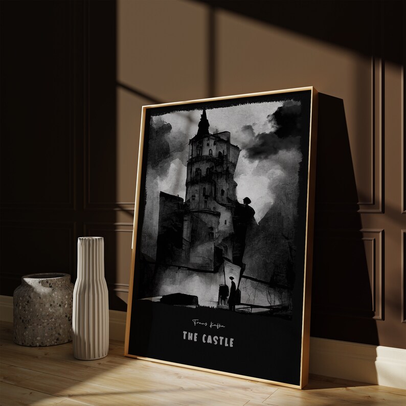 The Castle Book Cover Poster Alternative Design of Franz - Etsy