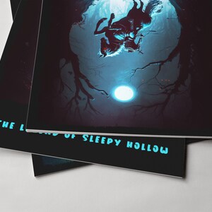 The Legend of Sleepy Hollow Book Cover | Poster of Washington Irving ...