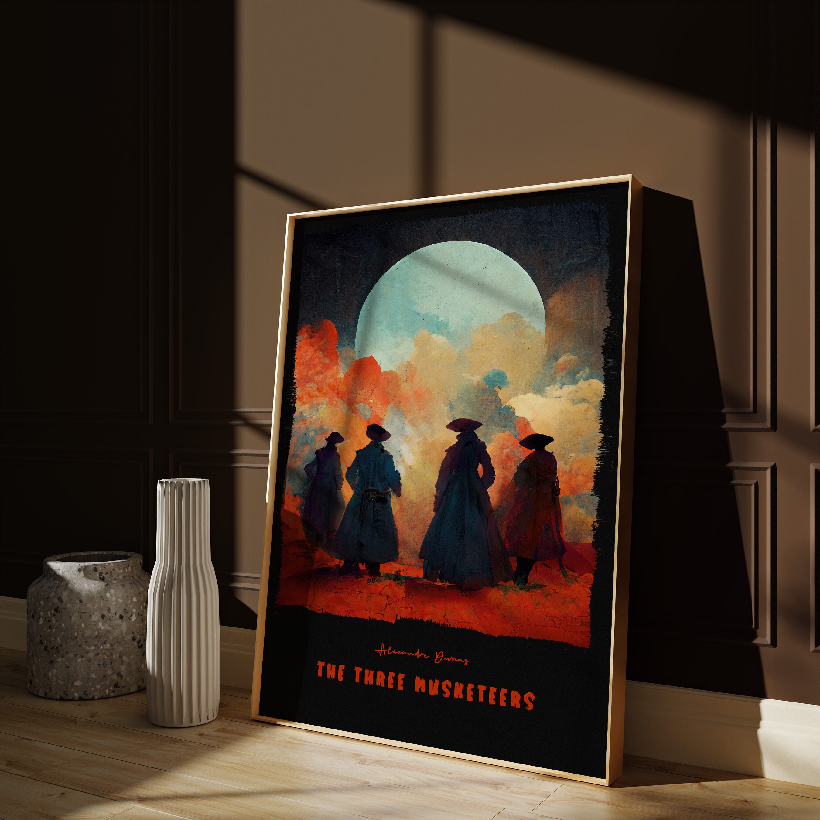 The Three Musketeers Book Cover Poster | Alternative Design of ...