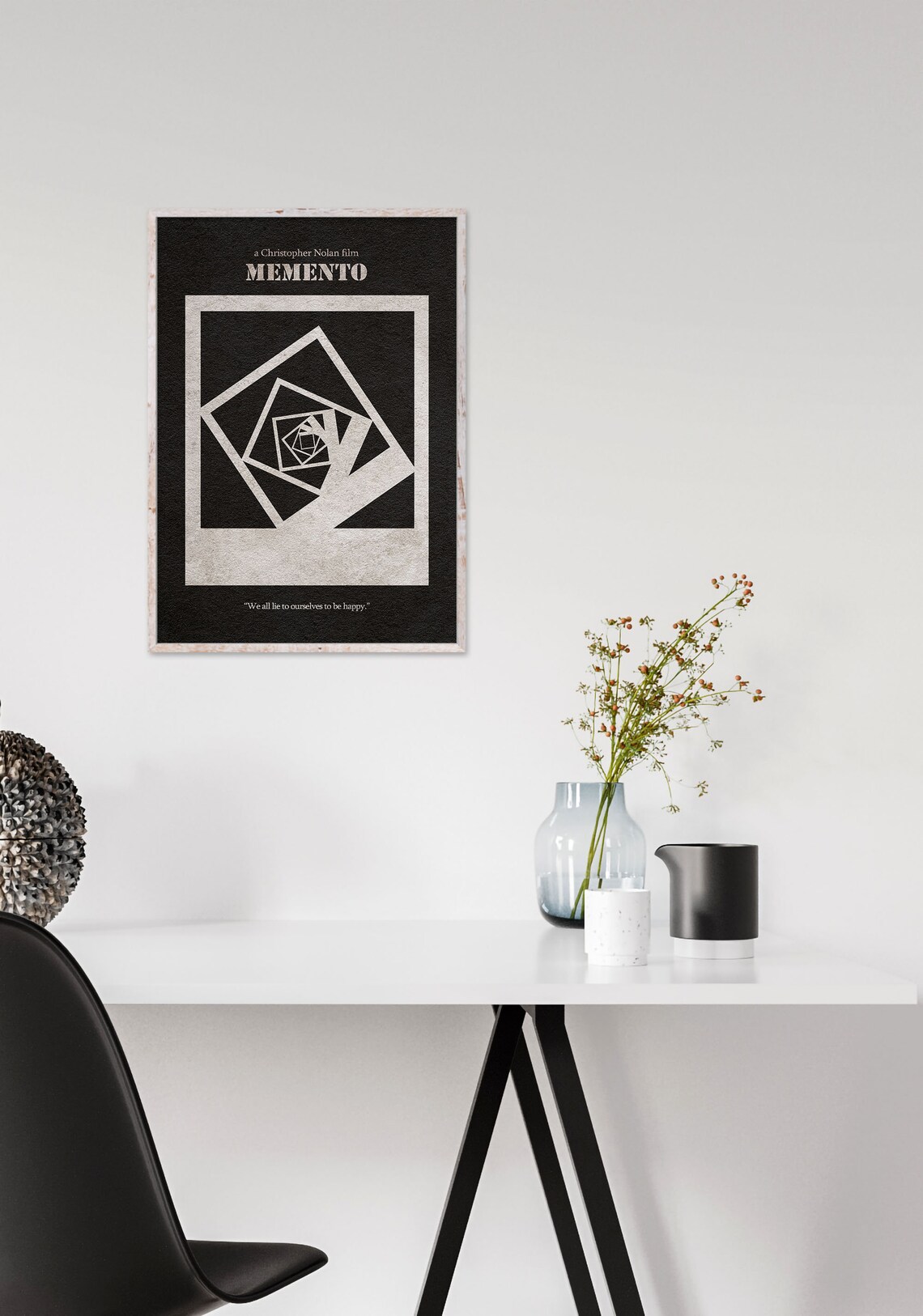 Memento Alternative Minimalist Movie Poster & Print - Etsy