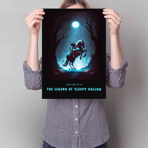 The Legend of Sleepy Hollow Book Cover | Poster of Washington Irving ...