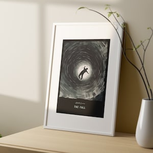 The Fall Book Cover | Poster Albert Camus Book | Literary Poster ...