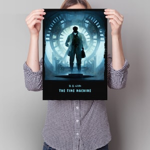 The Time Machine Book Cover Poster | Alternative Design of H. G. Wells ...
