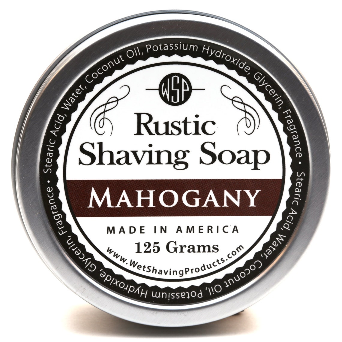 Rustic Men's Shaving Soap mahogany Shaving Cream Vegan | Etsy