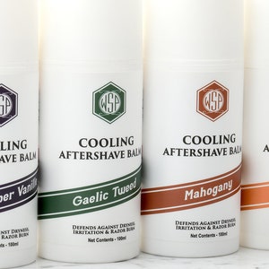Cooling Aftershave Balm 3.4oz 100ml barbershop Natural, Vegan ...