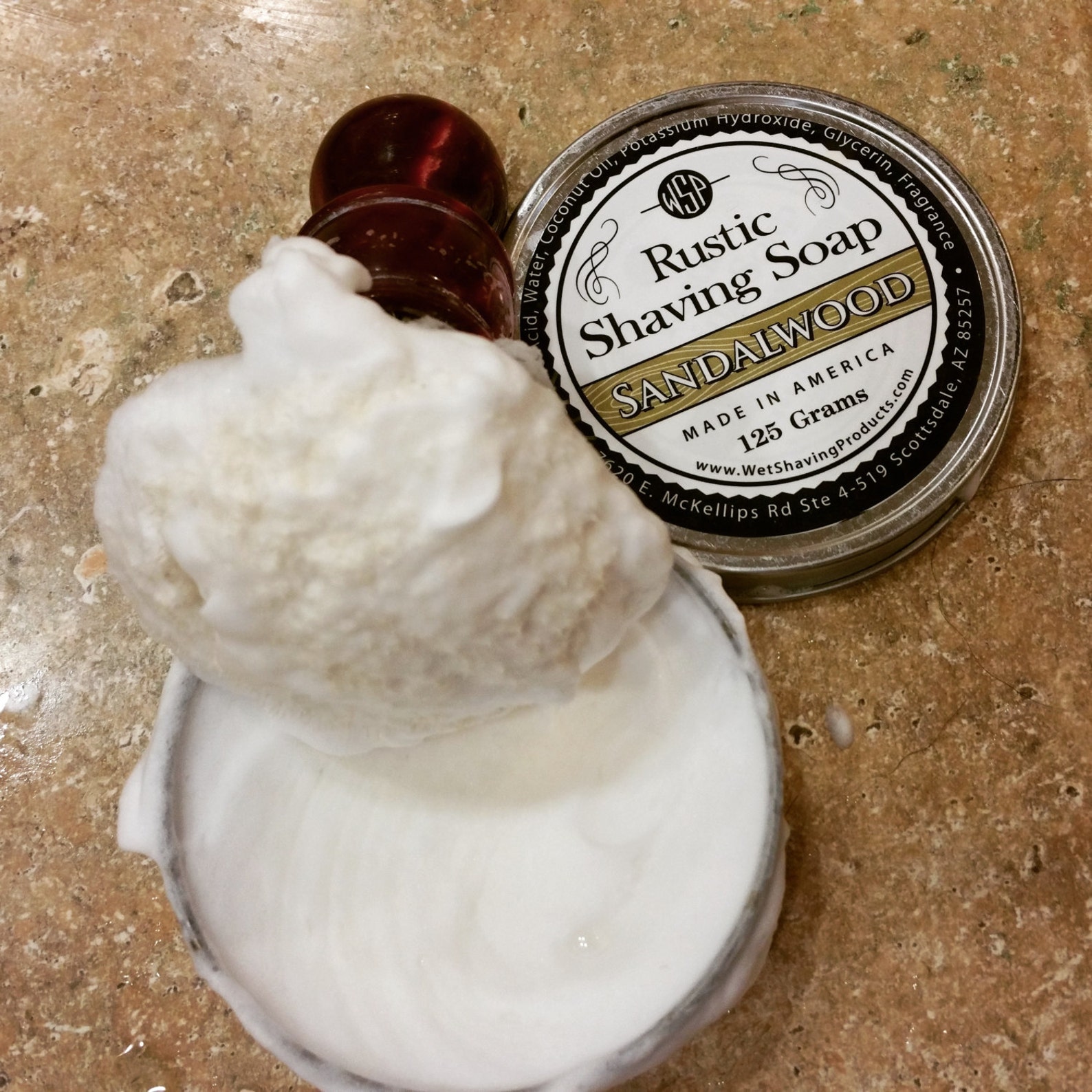 Rustic Men's Shaving Soap sandalwood Shaving Cream - Etsy