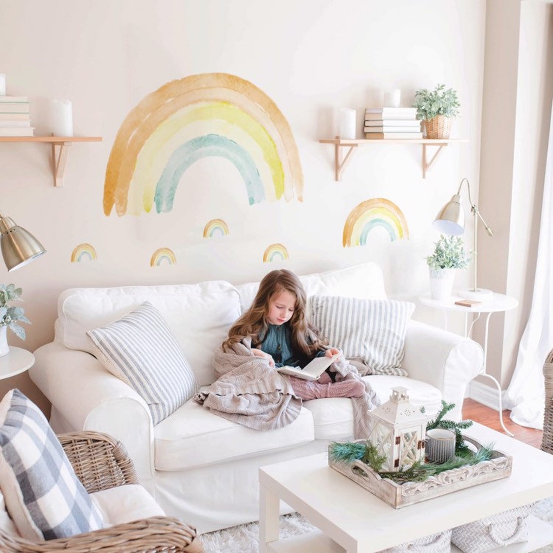 Removable Wall Decal Peel and Stick Wallpaper Little - Etsy