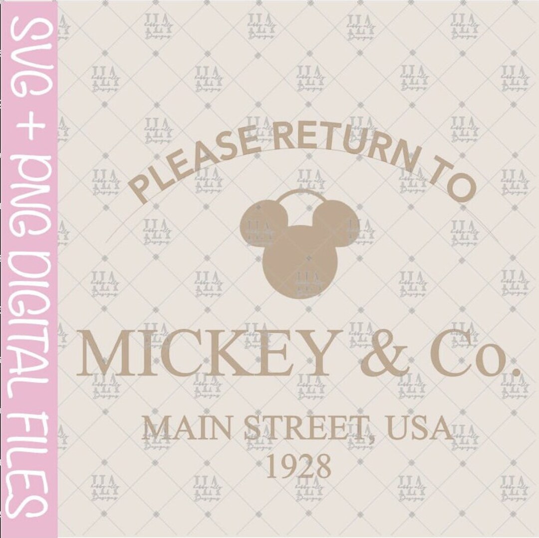 Tiffany Mickey Digital File - Etsy