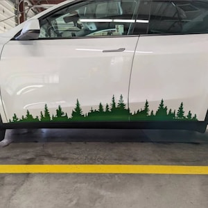 Trees Banner Large Vinyl Decal, Bumper Sticker. for Side of Truck Decal ...