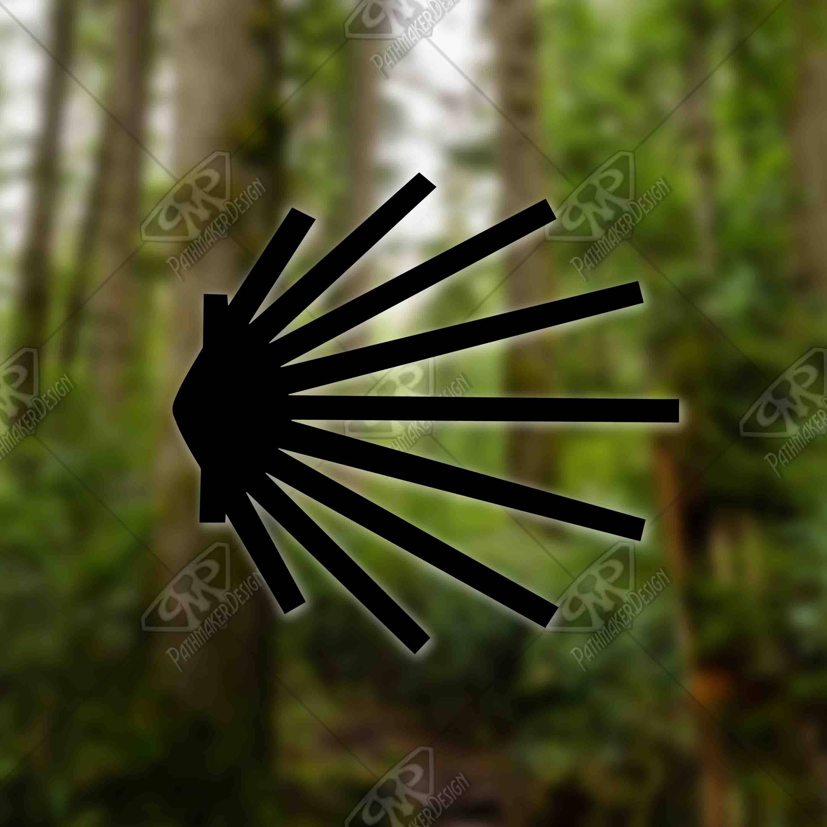 Camino De Santiago Shell Classic Vinyl Decal | Etsy