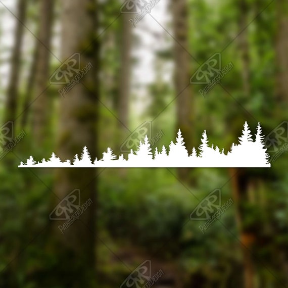 Trees Version 2 Vinyl Decal Bumper Sticker for Car Window - Etsy