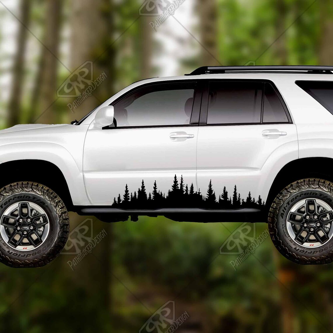 Trees Banner Large Vinyl Decal Bumper Sticker. for Side of - Etsy