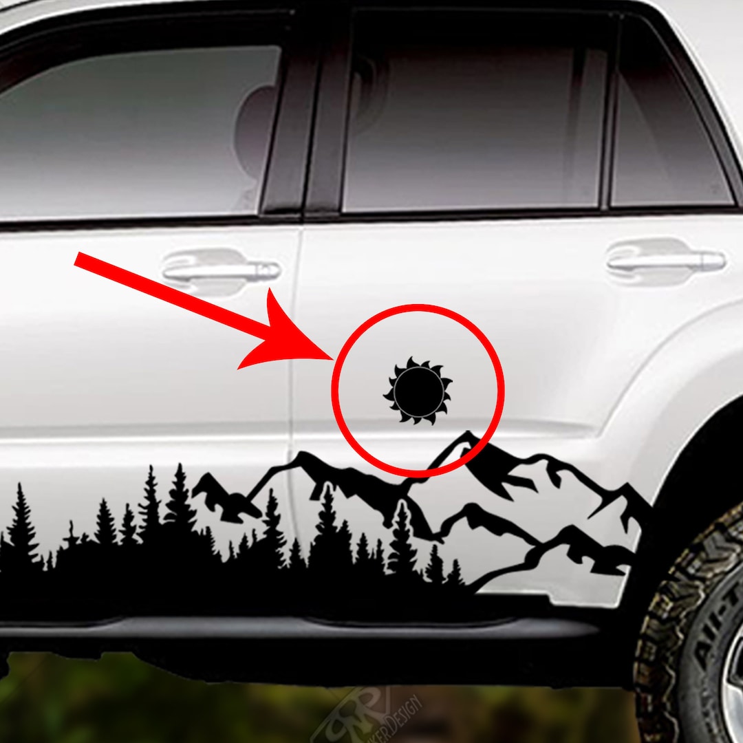 Sun Vinyl Decal Add-on for Large Banner Decals, Custom RV Decal ...