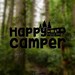 Happy 5th Wheel Camper Vinyl Decal Bumper Sticker for Car Window Decal ...