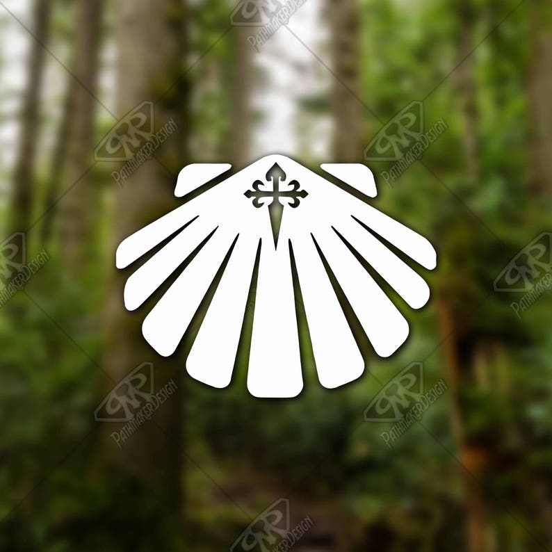 Camino De Santiago Shell Vinyl Decal Bumper Sticker for Camino Pilgrim ...
