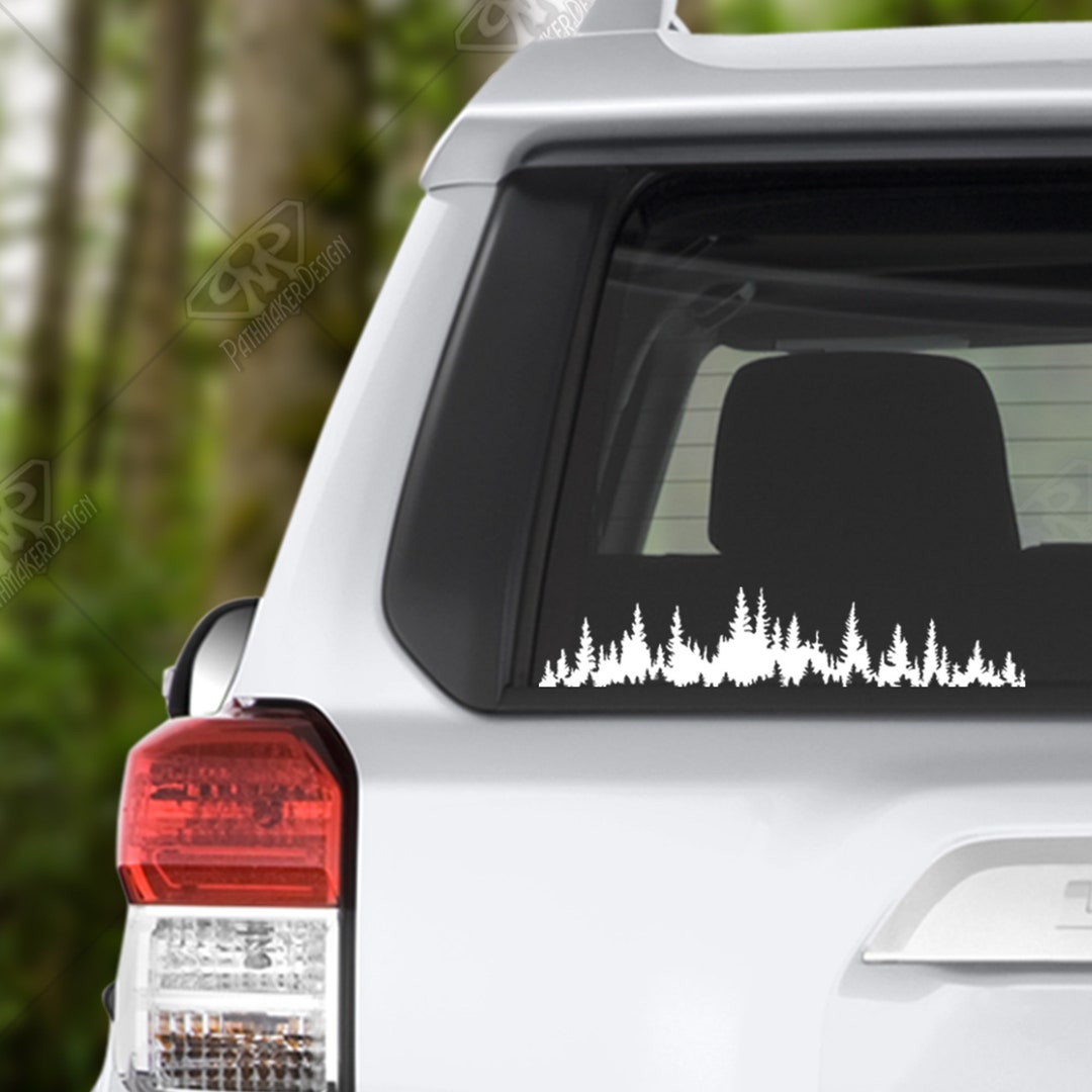 Trees Version 4 Vinyl Decal, Bumper Sticker for Car Window Decal ...