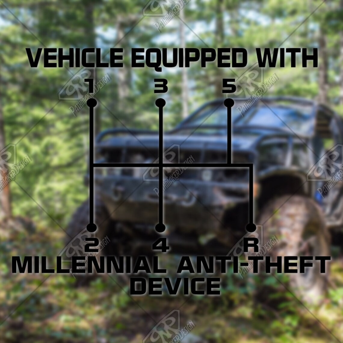 Millennial Anti-theft Device Vinyl Decal Bumper Sticker - Etsy
