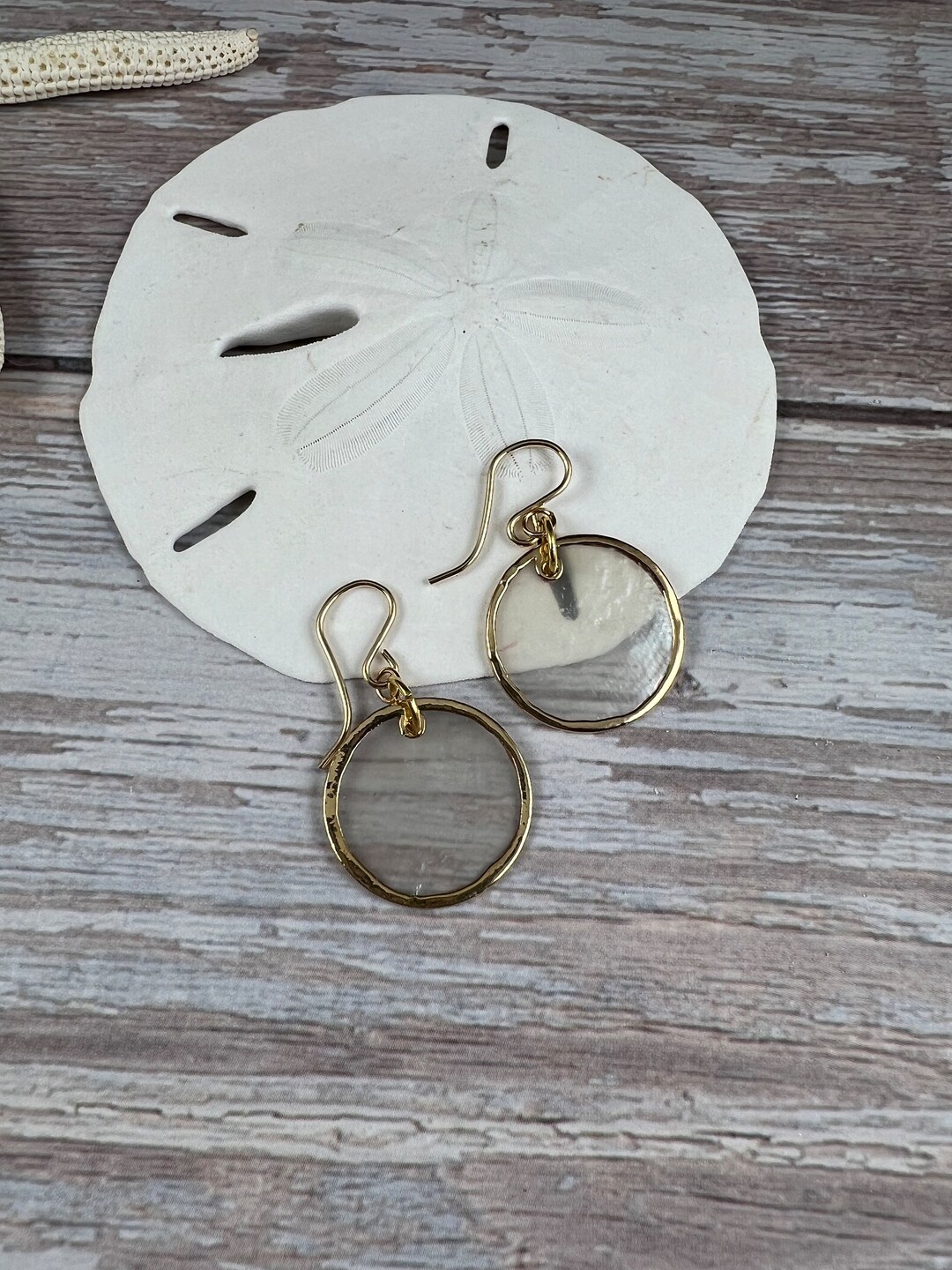 Capiz Shell Earrings, Mini Shell Jewelry, Natural Shell Earrings - Etsy