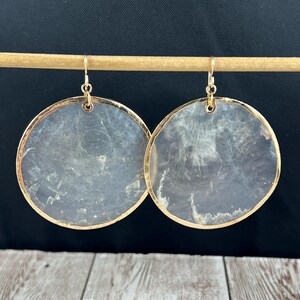 Capiz Shell Earrings, Large Shell Jewelry, Natural Shell Earrings - Etsy