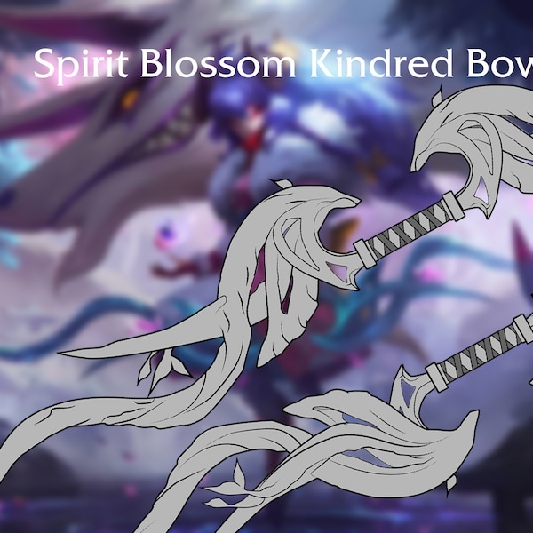 Spirit Blossom Kindred Bow 3d Print - Etsy