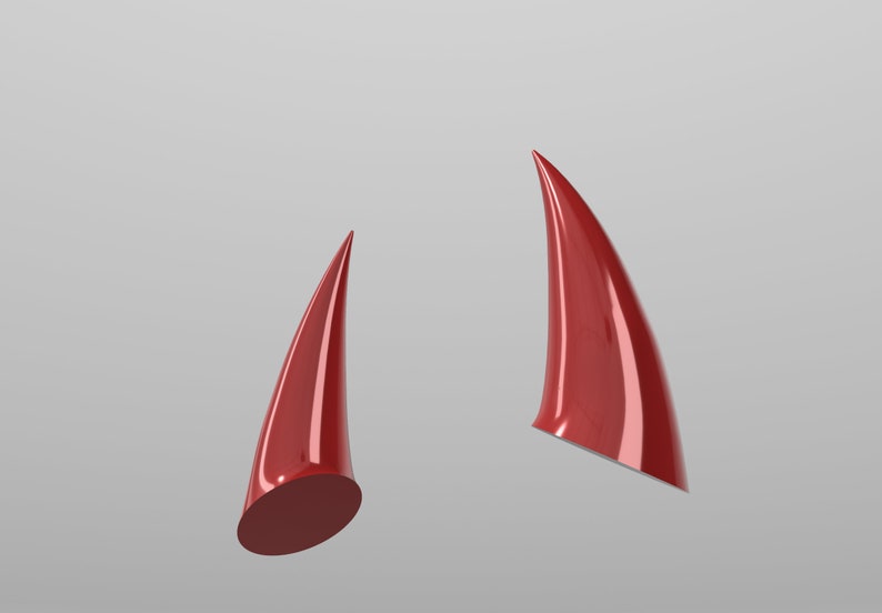 Demon Horns 3D File-stl for 3D Print - Etsy