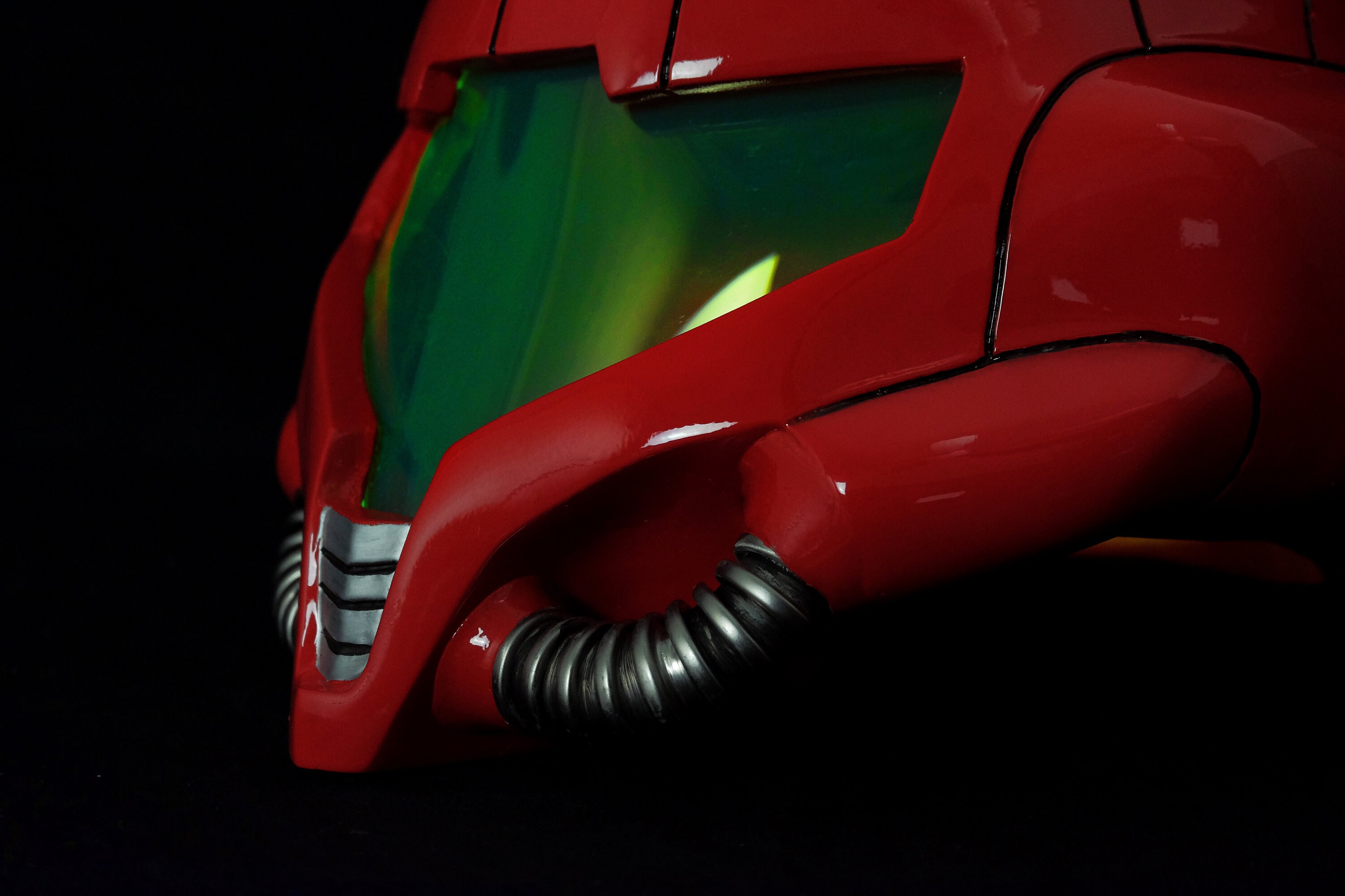 Metroid Prime Samus Helmet inspired Replica | Etsy
