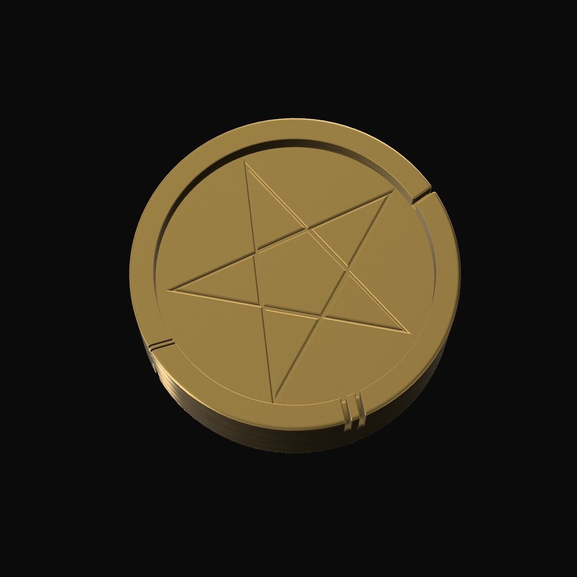 Cult of the Lamb Coin STL File for 3D Print - Etsy