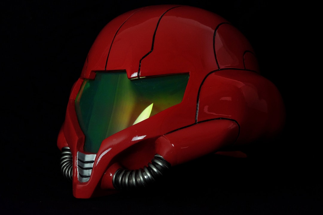 Metroid Prime Samus Helmet Inspired Replica - Etsy