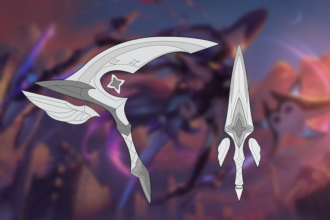 Star Guardian- Akali Weapon Blueprint Pattern- Kama and Kunai - Etsy