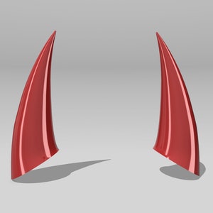 Demon Horns- 3D File-stl for 3D Print - Etsy