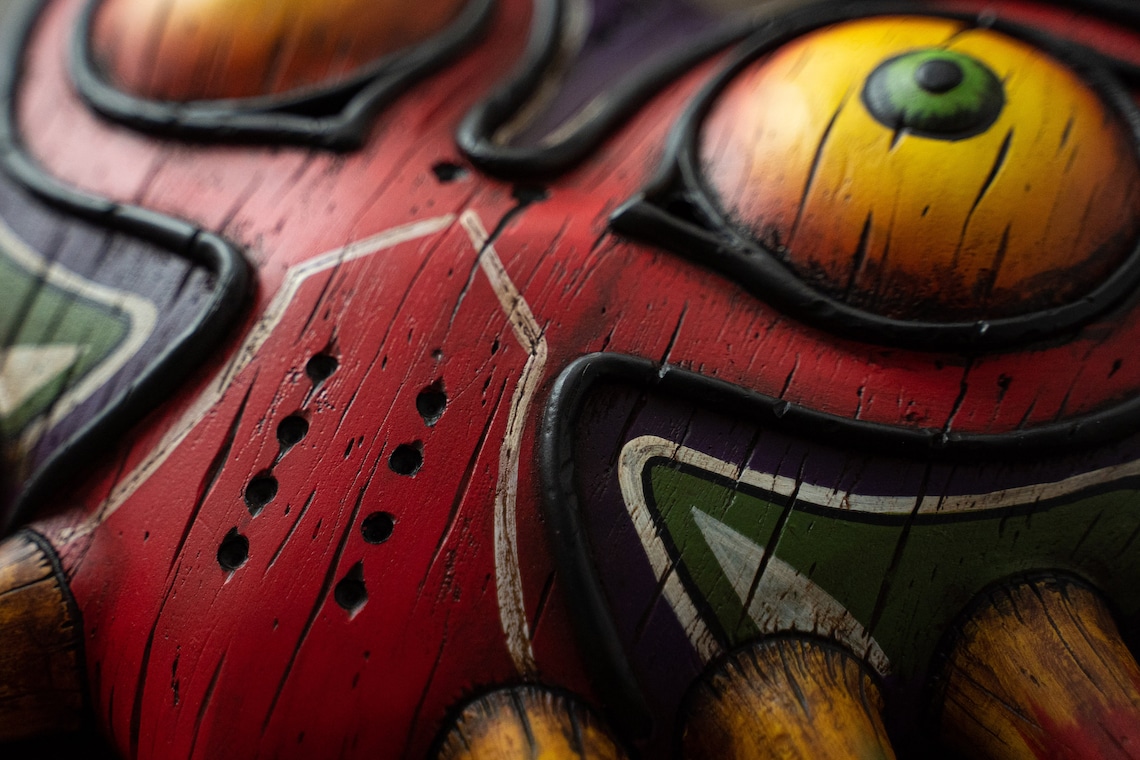 The Legend of Zelda: Majora's Mask Woodlike Wearable Mask - Etsy