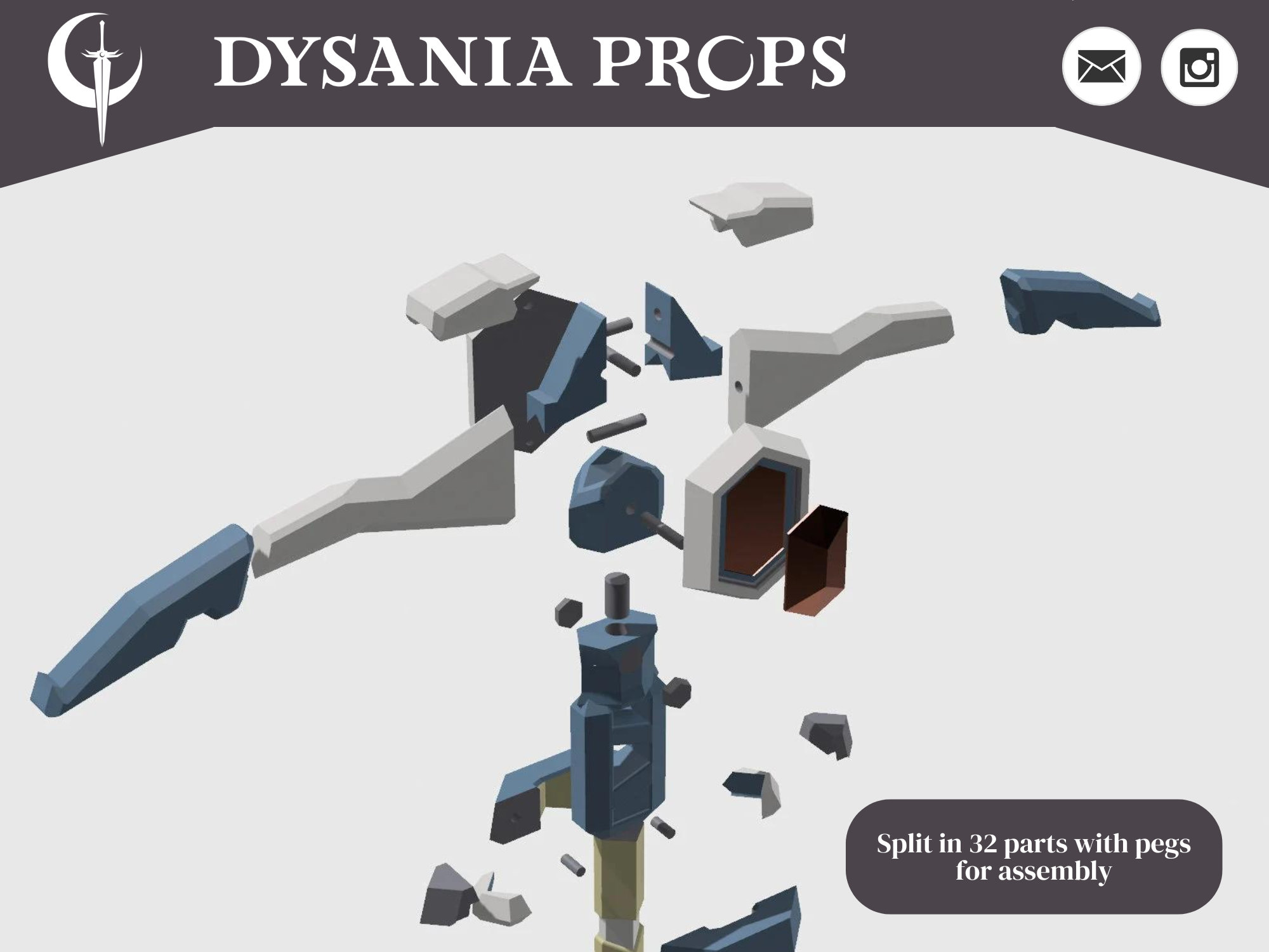 Deep Rock Galactic Inspired 3D Prop Design - STL File - Etsy