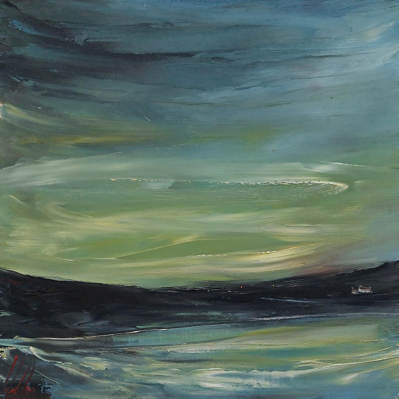 Coastal Signed Paintings - Etsy UK