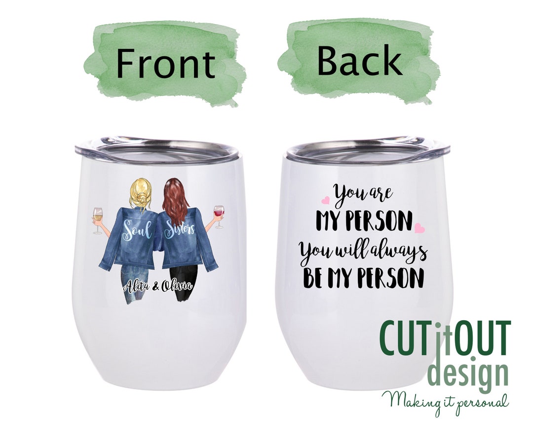 You Are My Person Mug, Custom Best Friend Cup, Personalized Best Friend ...
