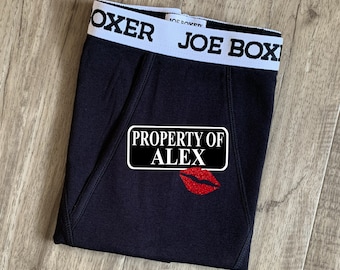 Personalized Boxers for Men, Custom Underwear Gift for Boyfriend ...