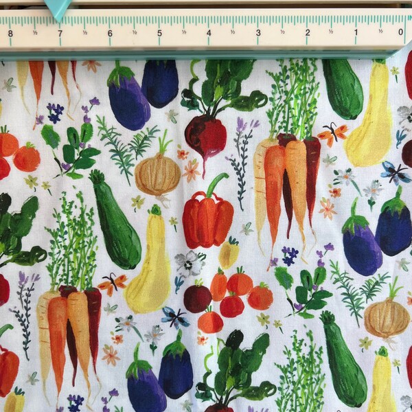 Vegetable Fabric - Etsy