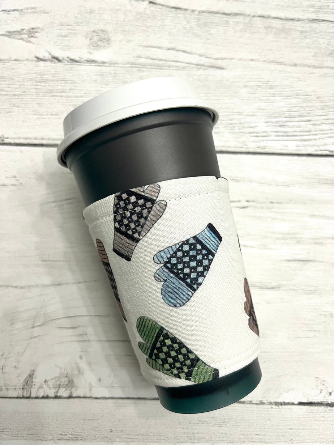 Trigger Mitt Coffee Cozy, Trigger Mitts, Coffee Sleeve - Etsy